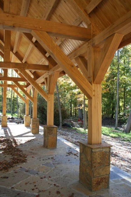 Light Foundation Pavilion - Colorado Timberframe