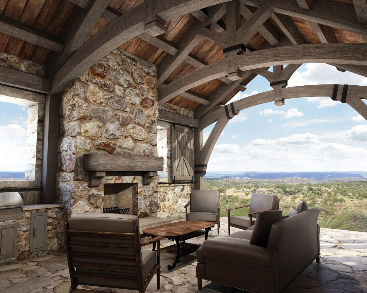 hill_country_ranch_04 - Colorado Timberframe