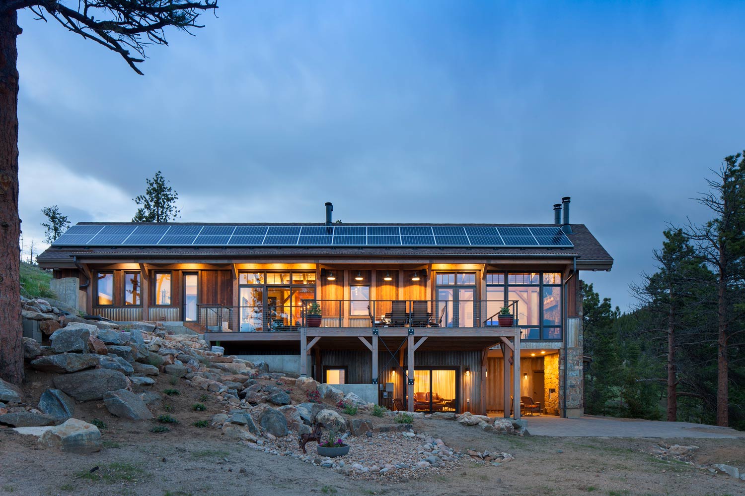 Miners Climb - Colorado Timberframe