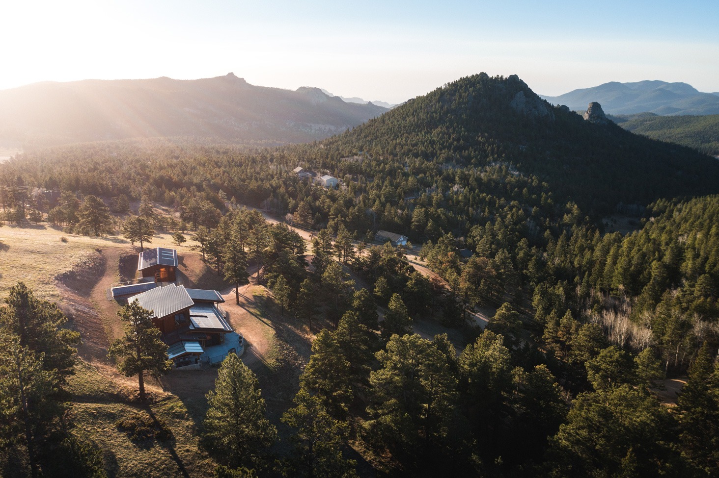 Building a Timber Frame Home in a Remote Location - Colorado Timberframe