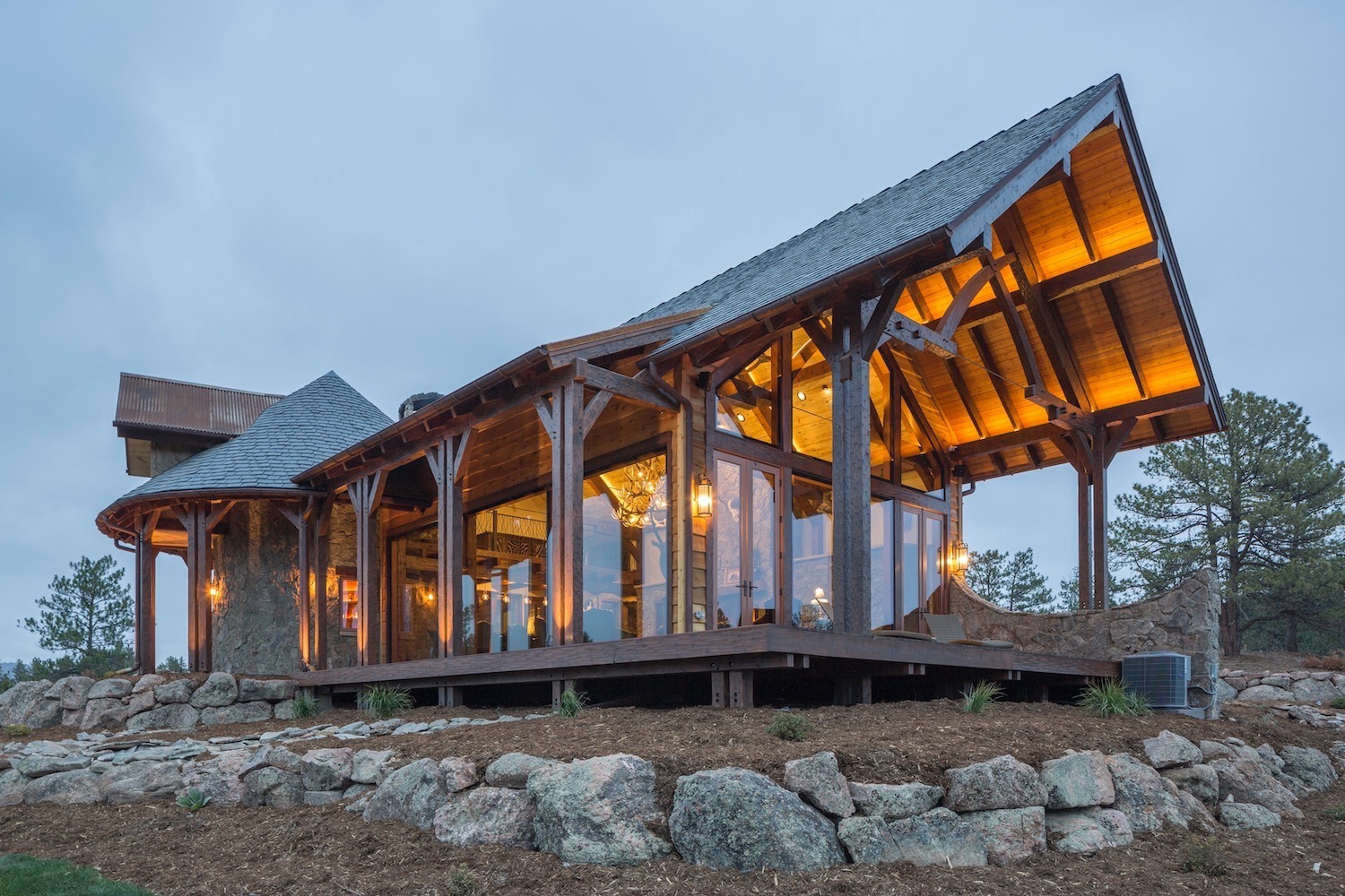 Lions Tale Ranch - Colorado Timberframe