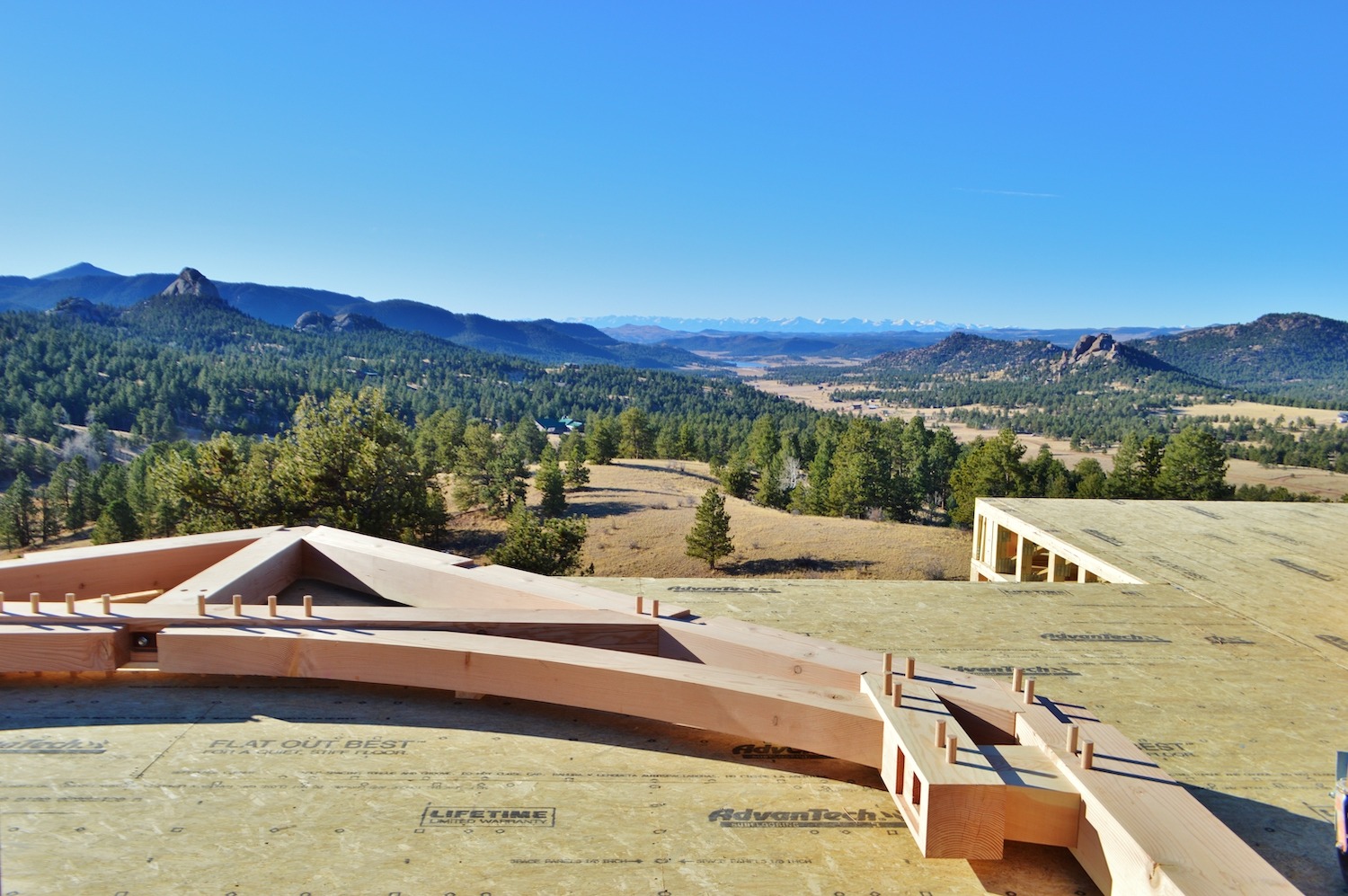 Colorado Timberframe_Cowell Truss_remote timber frame - Colorado ...